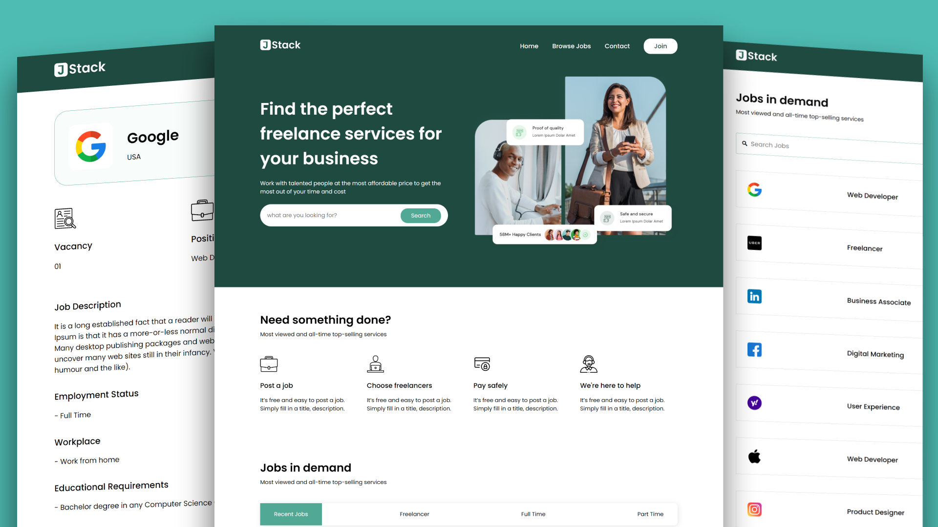 JStack - A Job Portal Website